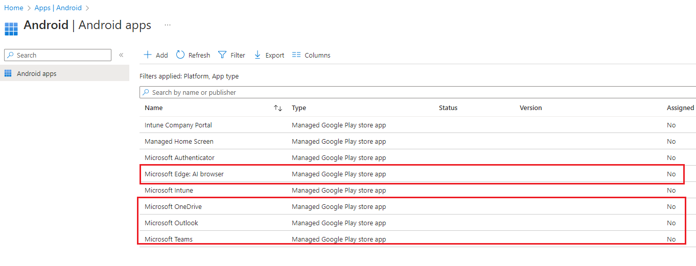 How to add and assign Managed Google Play store apps for Android Enterprise?